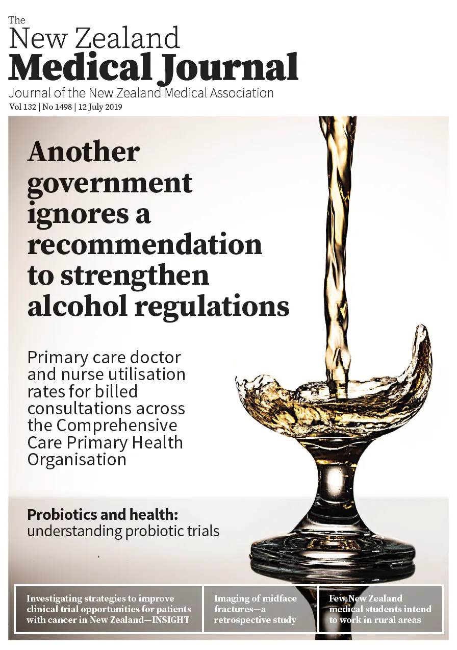 Vol. 132 No. 1498 - The New Zealand Medical Journal