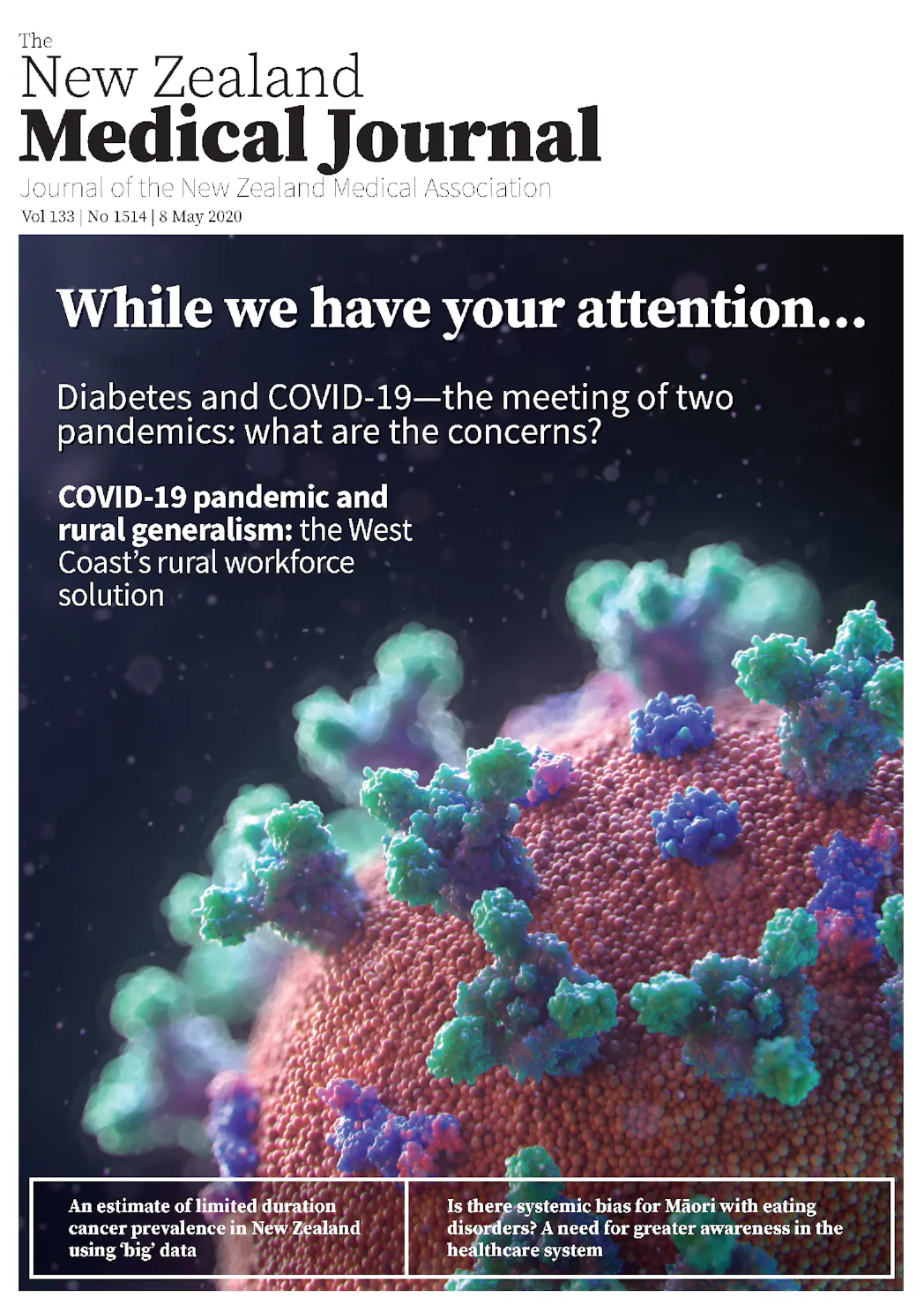Vol. 133 No. 1514 - The New Zealand Medical Journal