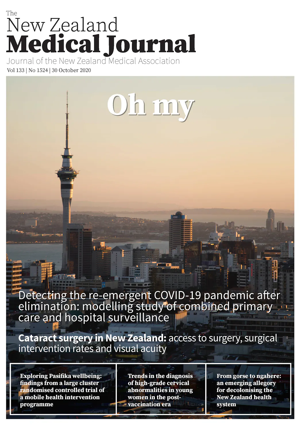 Vol. 133 No. 1524 - The New Zealand Medical Journal
