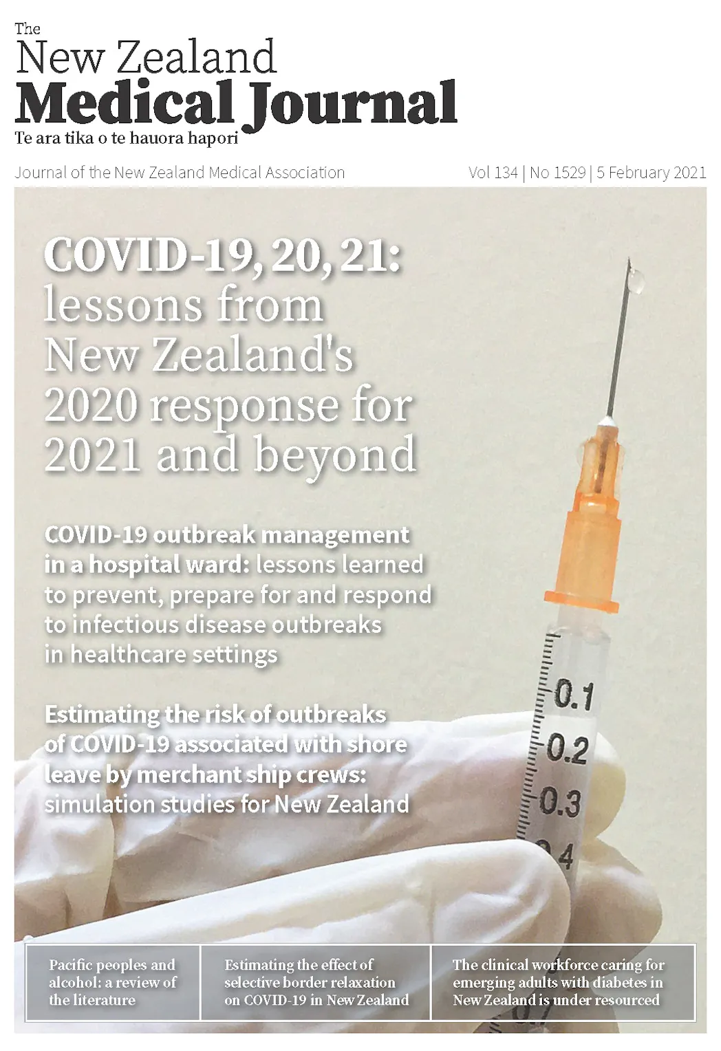 Vol. 134 No. 1529 - The New Zealand Medical Journal