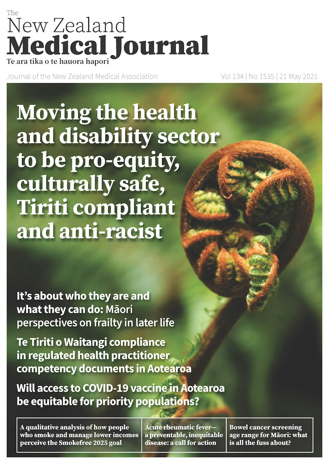 Vol. 134 No. 1535 - The New Zealand Medical Journal