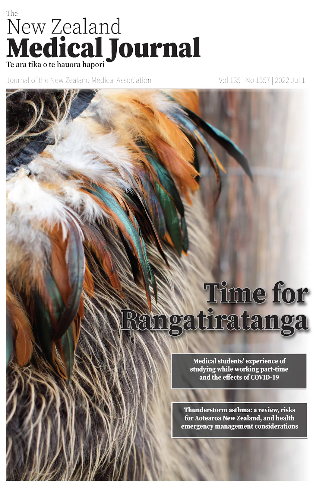 Vol. 135 No. 1557 - The New Zealand Medical Journal