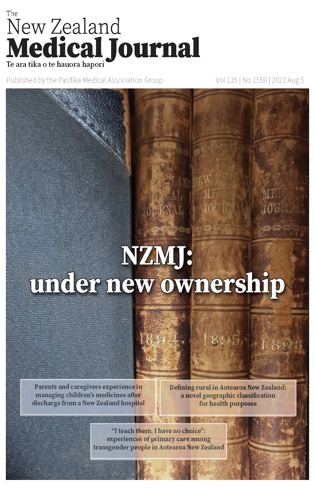 Vol. 135 No. 1559 - The New Zealand Medical Journal