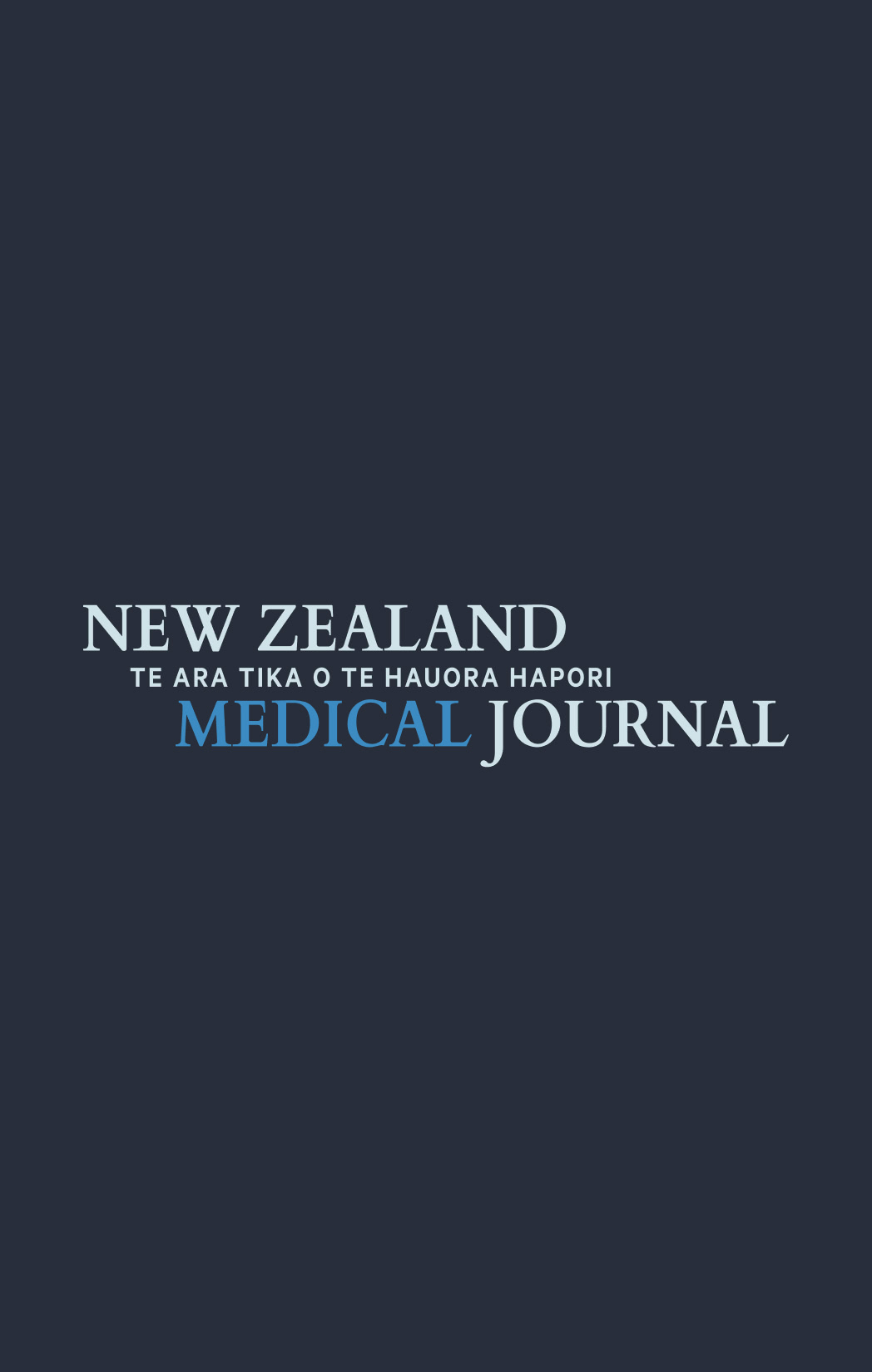Vol. 127 No. 1393 - The New Zealand Medical Journal